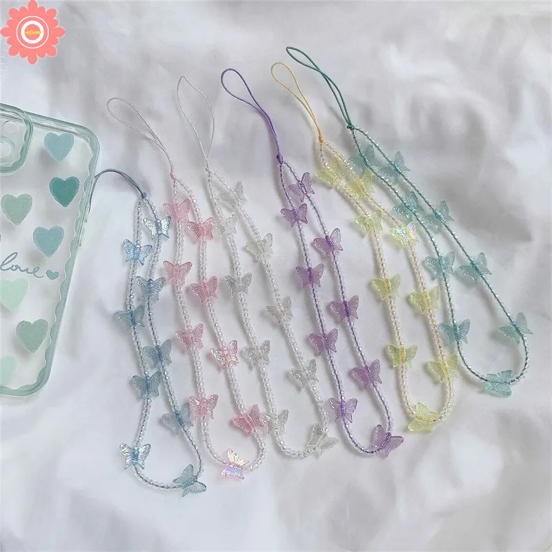 Creative Crystal Clear Mobile Phones Strap Holders Candy Colors Beauty ...