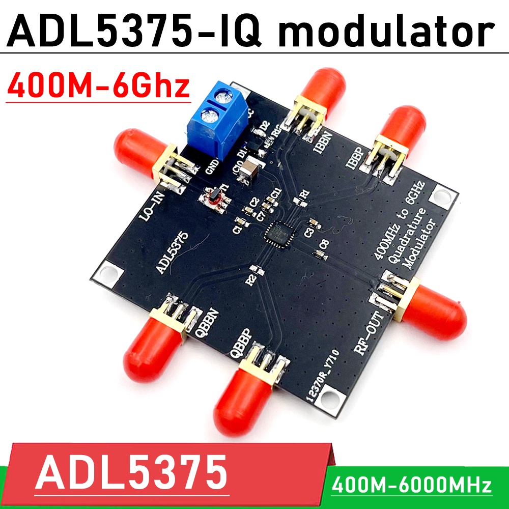 DYKB 400M-6GHZ ADL5375 IQ modulator module broadband quadrature modulator mixer W LO Barron for ...