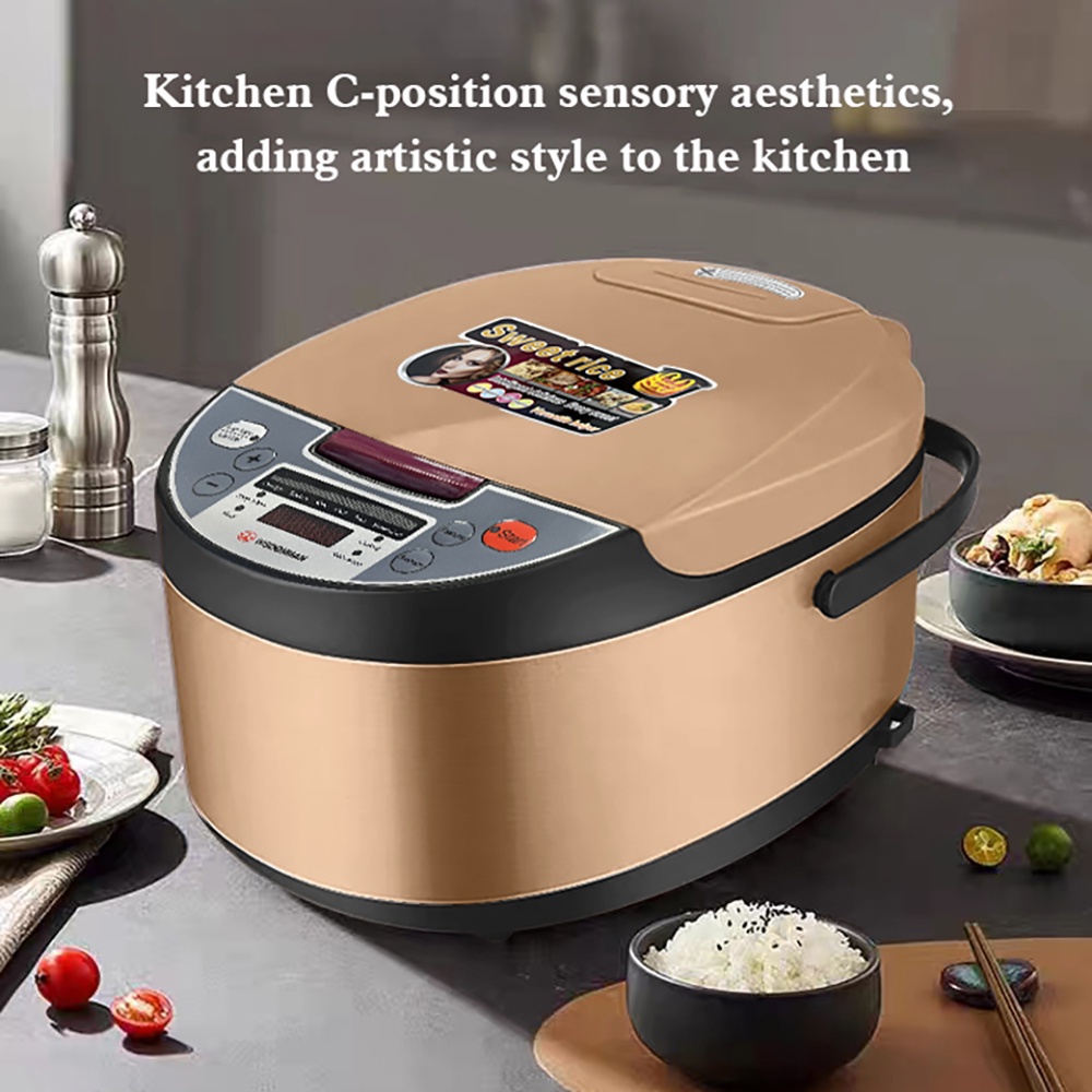 wisdomman Large Capacity 5L Home Multifunctional Electric Rice Cooker ...