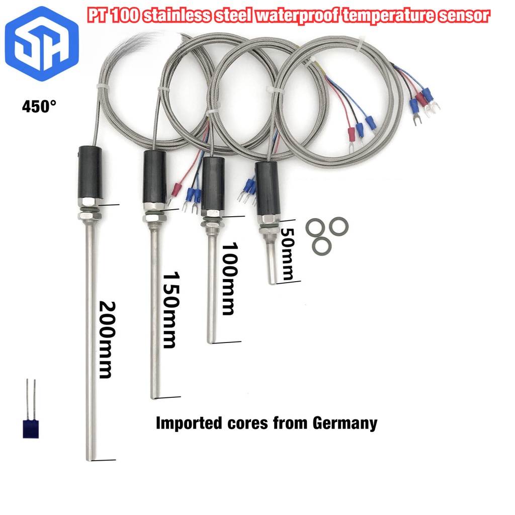 platinum thermal resistance Pt100 WZP-187 waterproof probe K/E ...