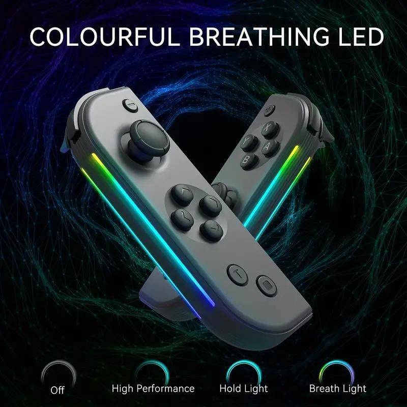 Switch JOY CON Handle One-Button Wake-Up Bluetooth Handle NS Support ...