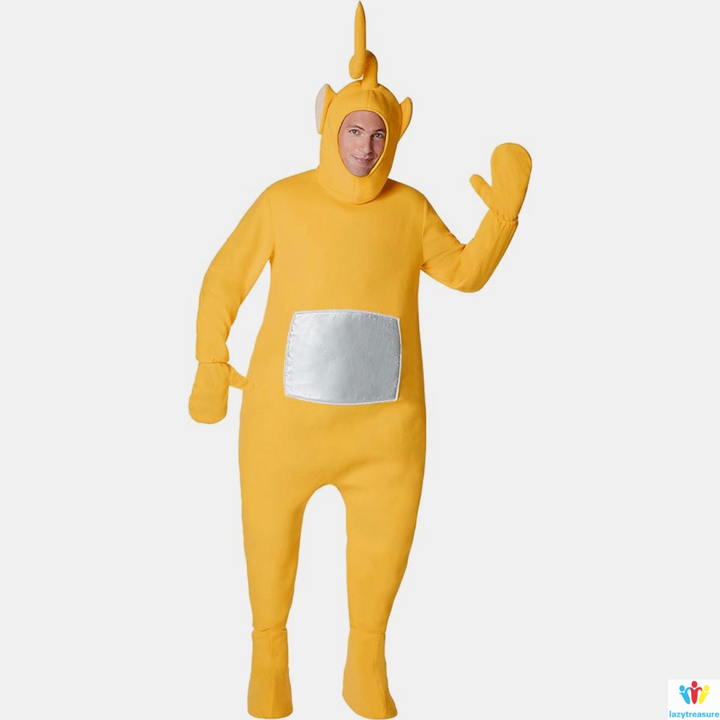 Teletubbies Cosplay Costume Adult Kids Laa-Laa Costume Cosplay Party ...