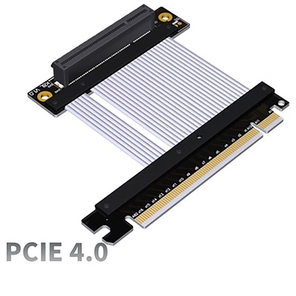 JMT PCI Express 4.0 x8 to x16 Riser Extender Adapter 16x 8x PCIe Gen4 ...
