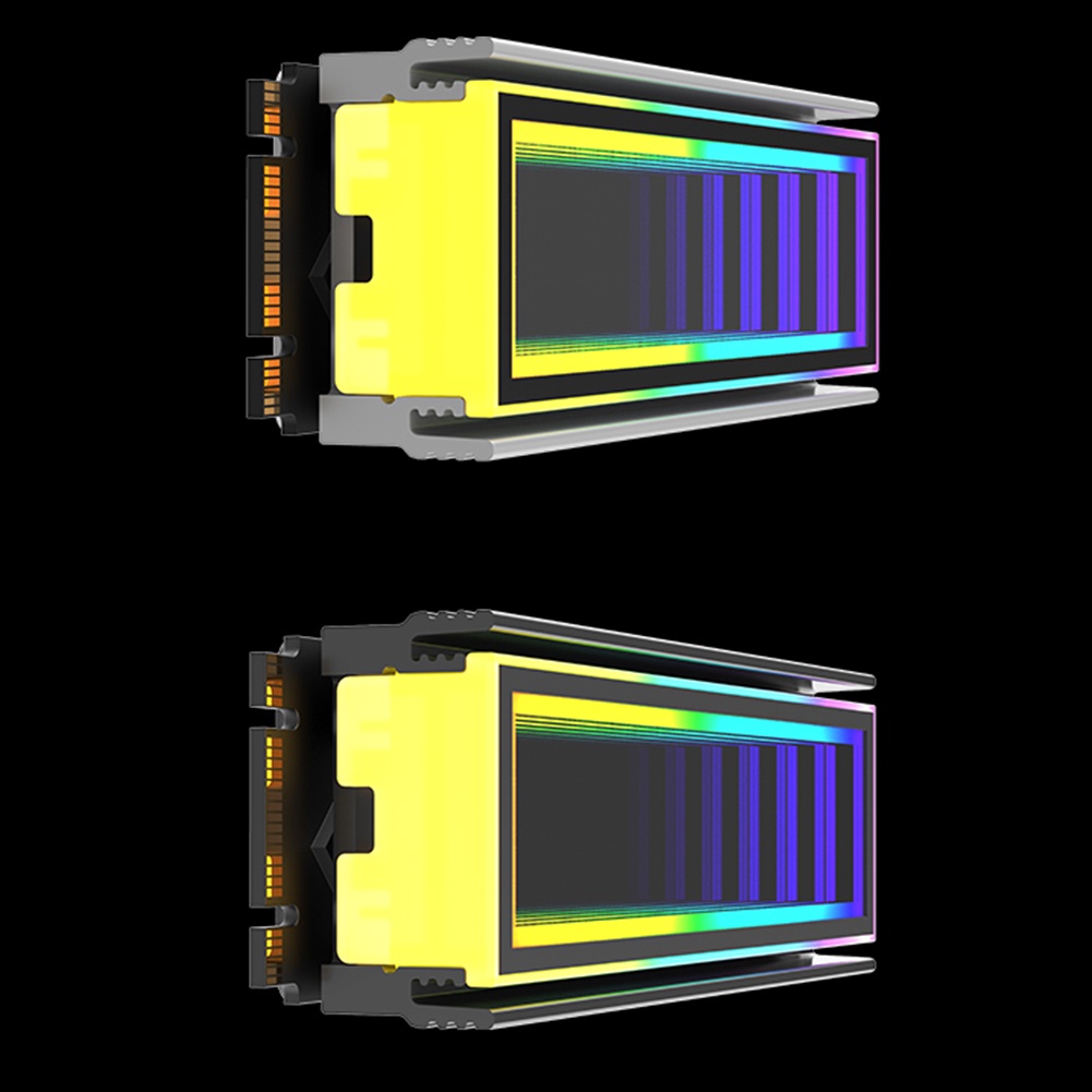 M.2 Nvme Heat Sink 5V 3PIN ARGB SSD Cooler Radiator Heat-resistance for M.2 2280 [countless.ph ...