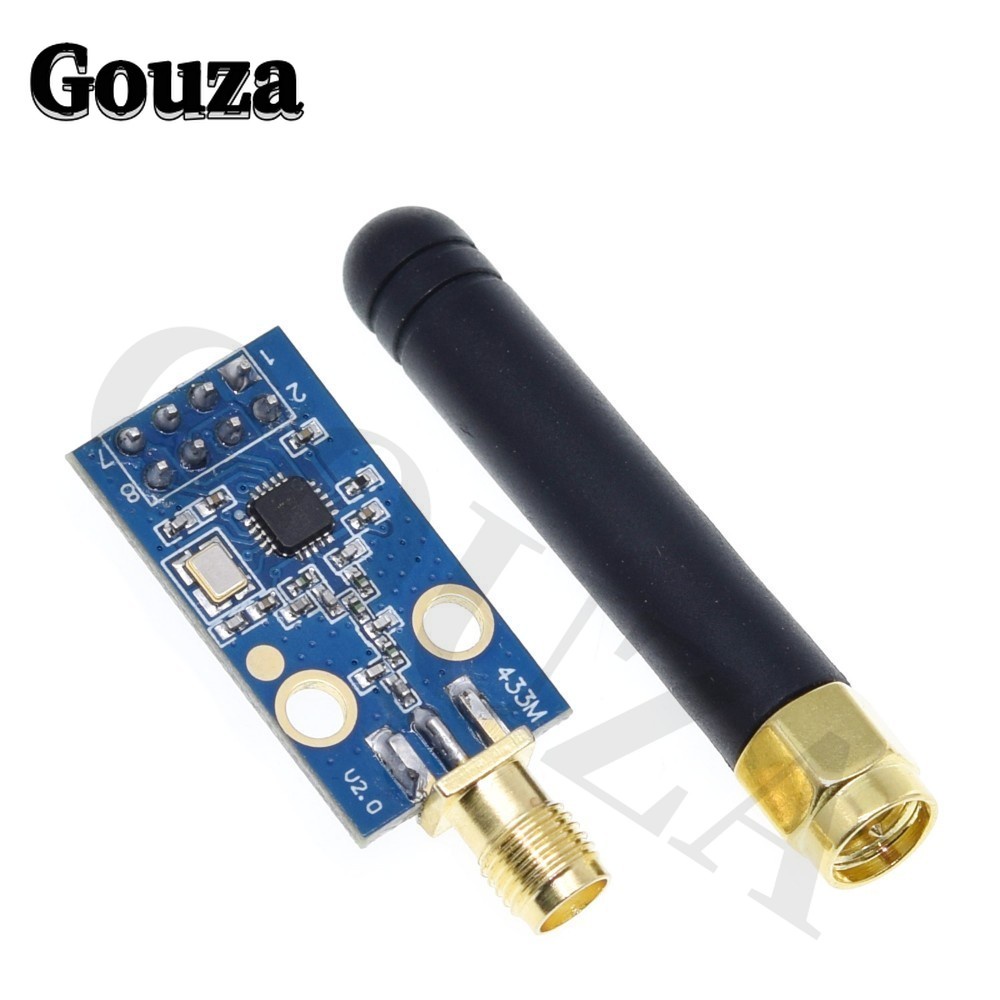 GOUZA CC1101 Wireless Module With SMA Antenna Wireless Transceiver ...