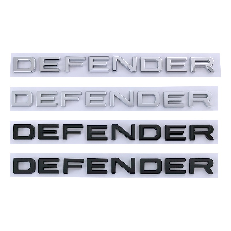 ABS Car Rear Trunk Emblem Sticker for Land Rover Defender Logo Auto ...