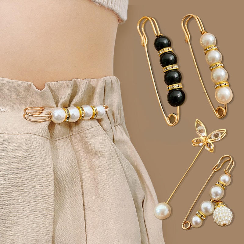 pin Narrow-waisted to Small Tighten Pin Anti-glare Brooch Women's Pants ...