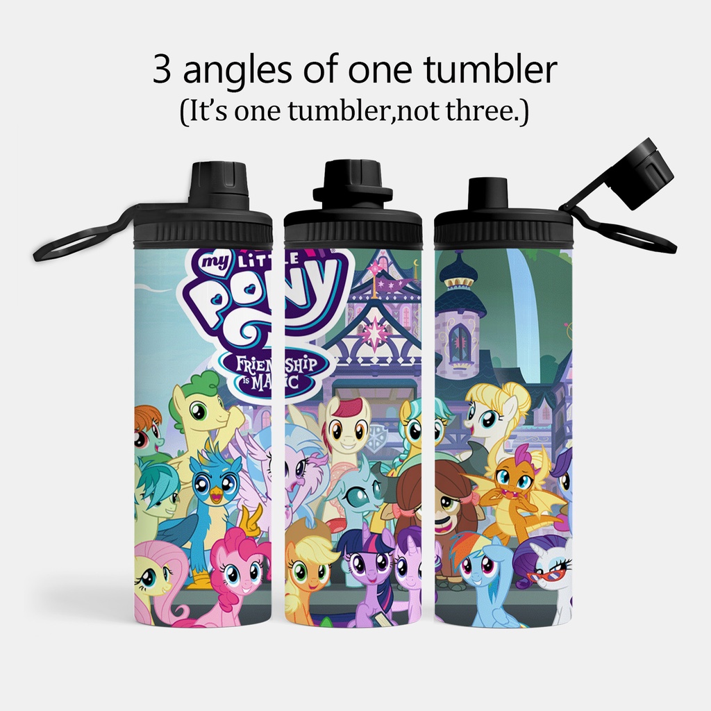 My Little Pony Insulated Water Bottles Stainless Steel Wide Mouth Spout ...