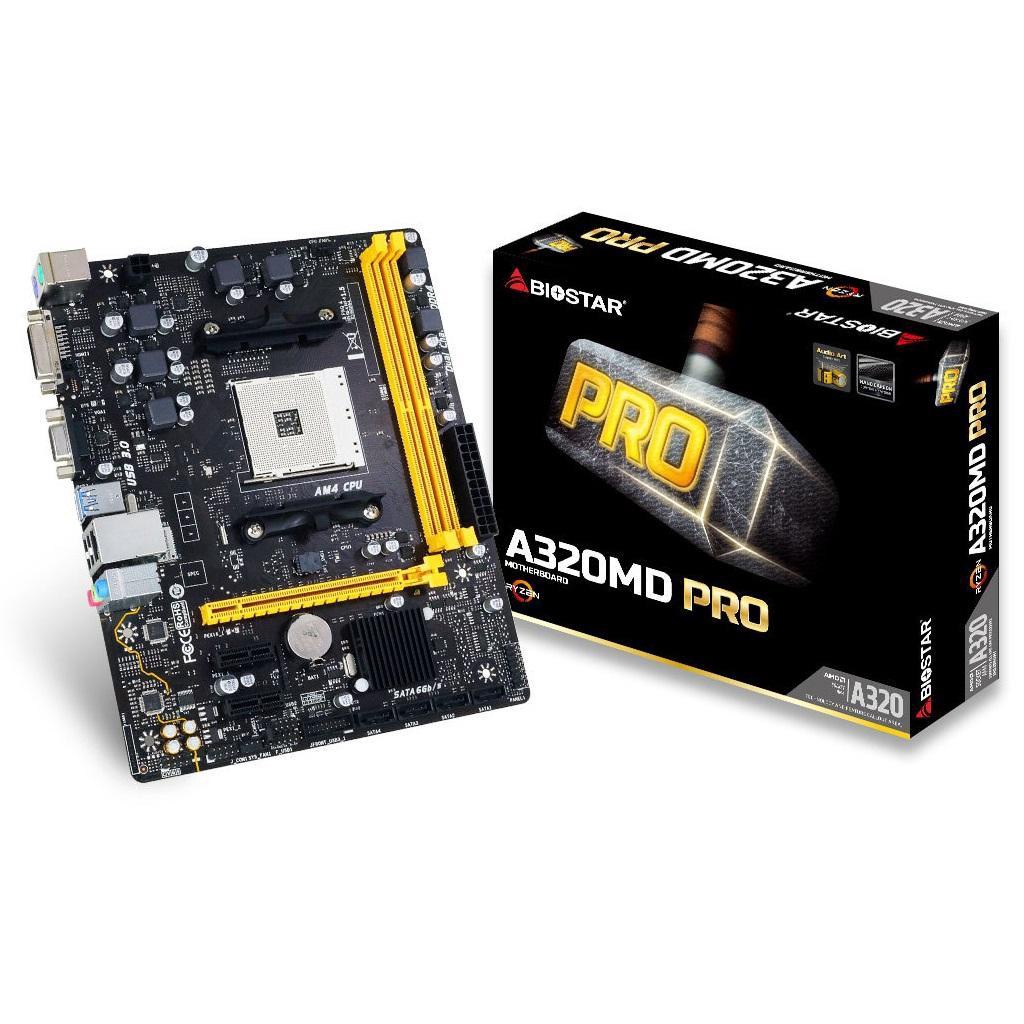 Full new Biostar A320MD PRO A320 Chipset AM4 Interface Desktop PC ...