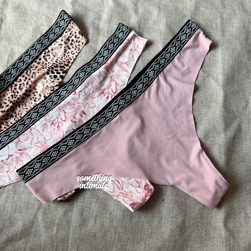 1 Juicy Couture Thong XOXO Seamless Laser Cut Airy Thong / Seamfree ...