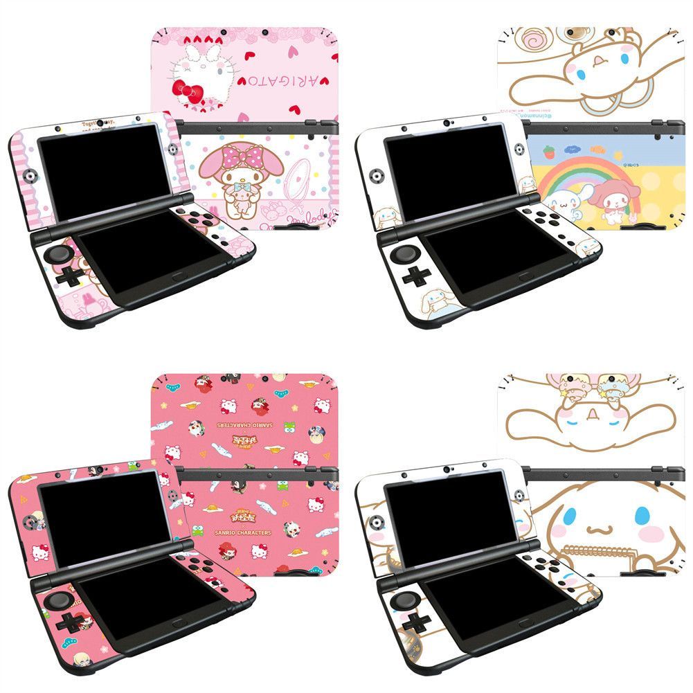 New 3DS LL XL Full Body Sticker Skin Cute Cartoon Game Host Colorful ...