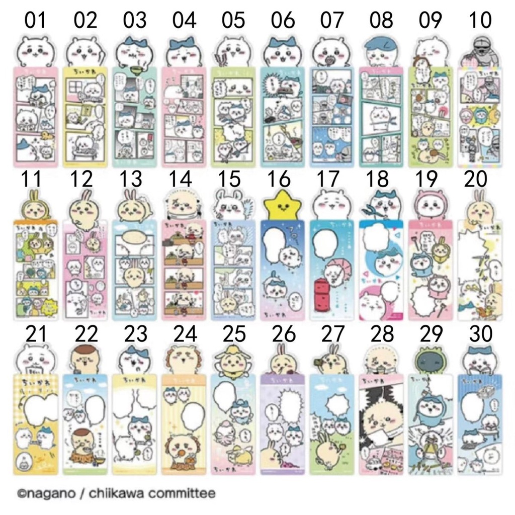 GaLiCiCi Chiikawa First Series Same Bookmark/Cute Cartoon Photography ...