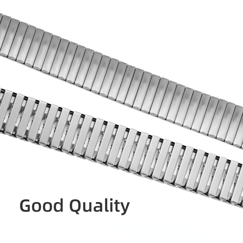 Elastic Bracelet for Swatch 17mm Stainless Steel Watch Strap Band ...