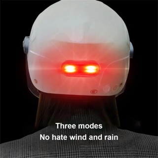 Motorcycle Helmet Warning Strobe Light LED Waterproof Signal Lamp USB ...