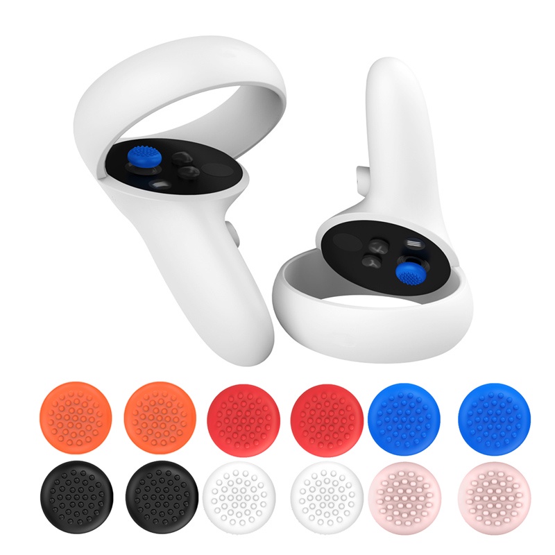 [READY STOCK] 2Pcs Controller Thumb Cover Replacement Silicone Joystick ...