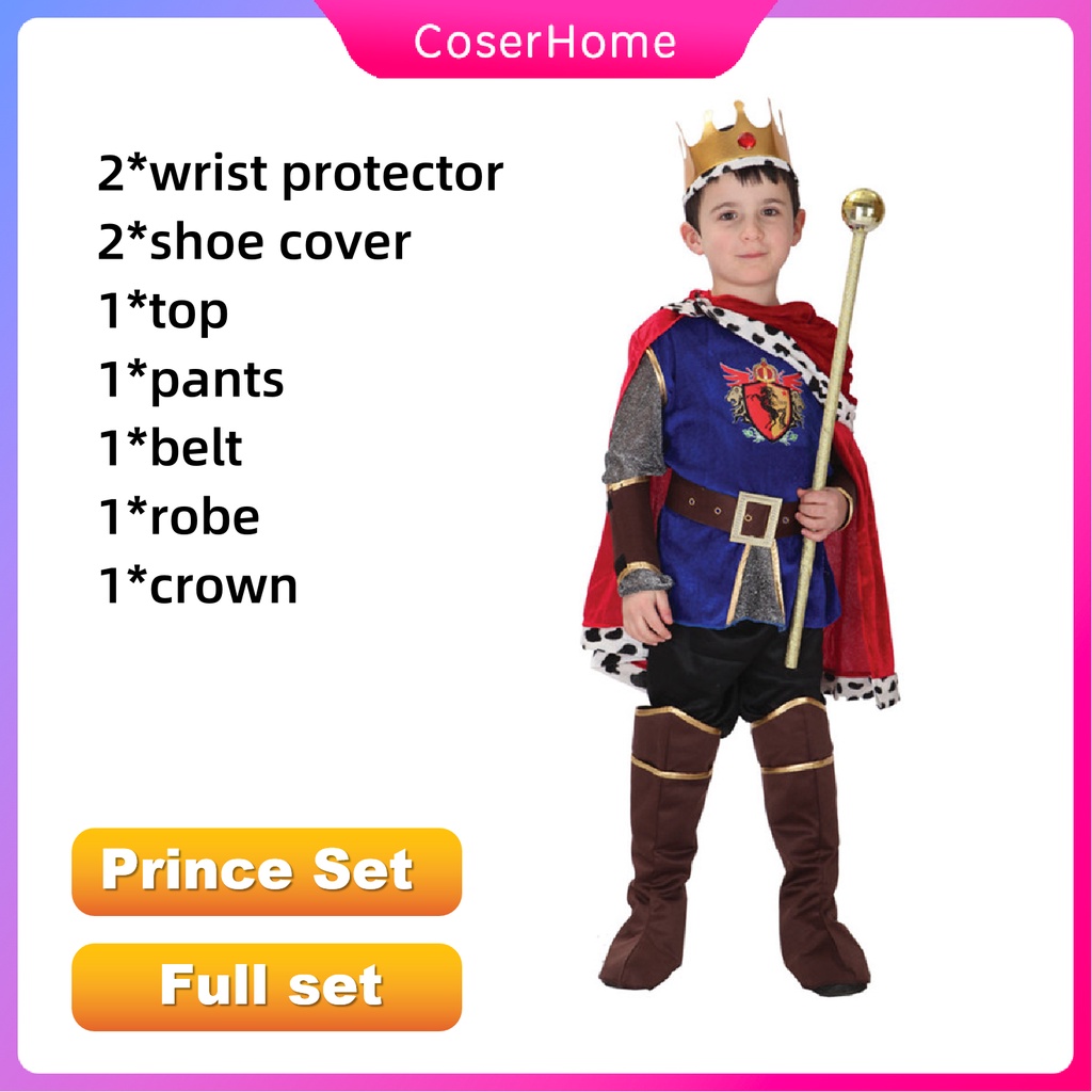 United Nation Rome Prince Costume for Kids Boy Royal King Cosplay Full ...