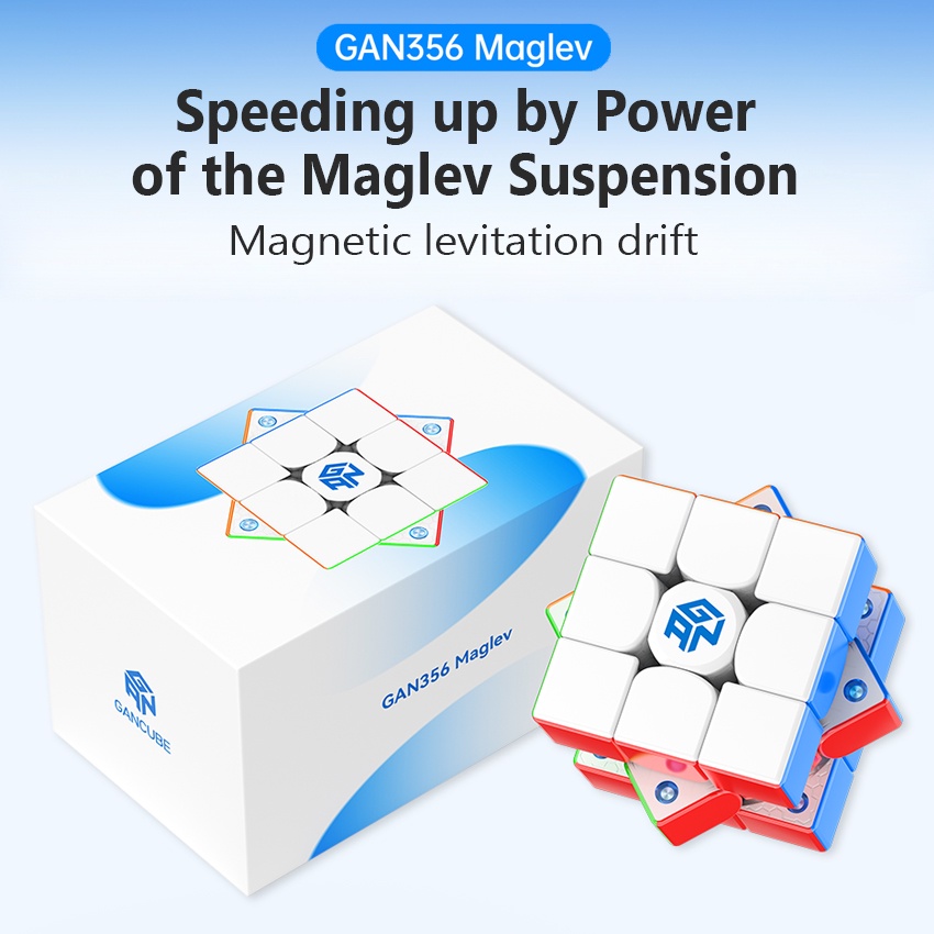 Gan 356 Maglev 3x3 Magnetic Frosted UV Coated Speed Magic Cube Stickerless Gan 356M | Shopee ...