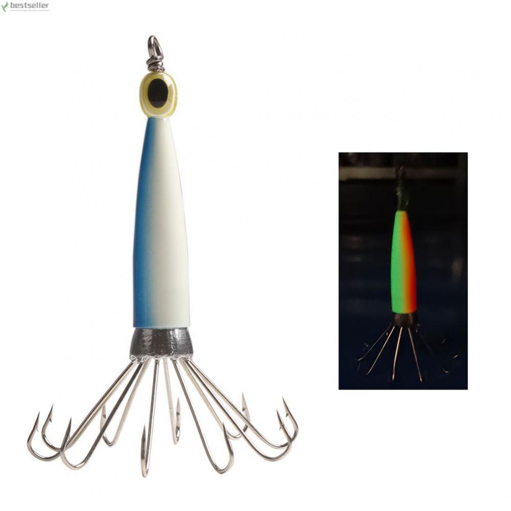 Standout in Low Light Conditions with Glow in the Dark Squid Jigs 10 ...