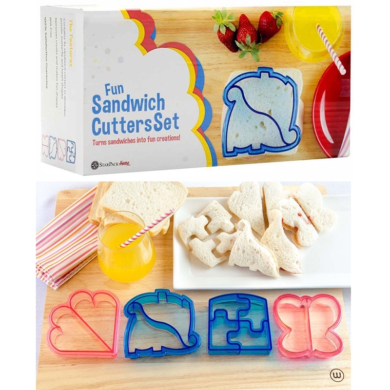 DIY Animal Shape Lunch Kids Sandwich Toast Cookies Cake Bread Cutter ...