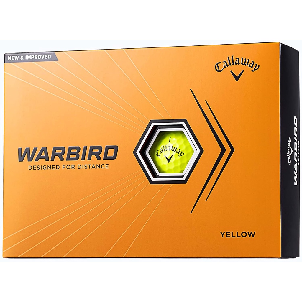Callaway (Callaway) Golf ball Warbird 23 YLW 1 dozen (12 pieces) 2 ...