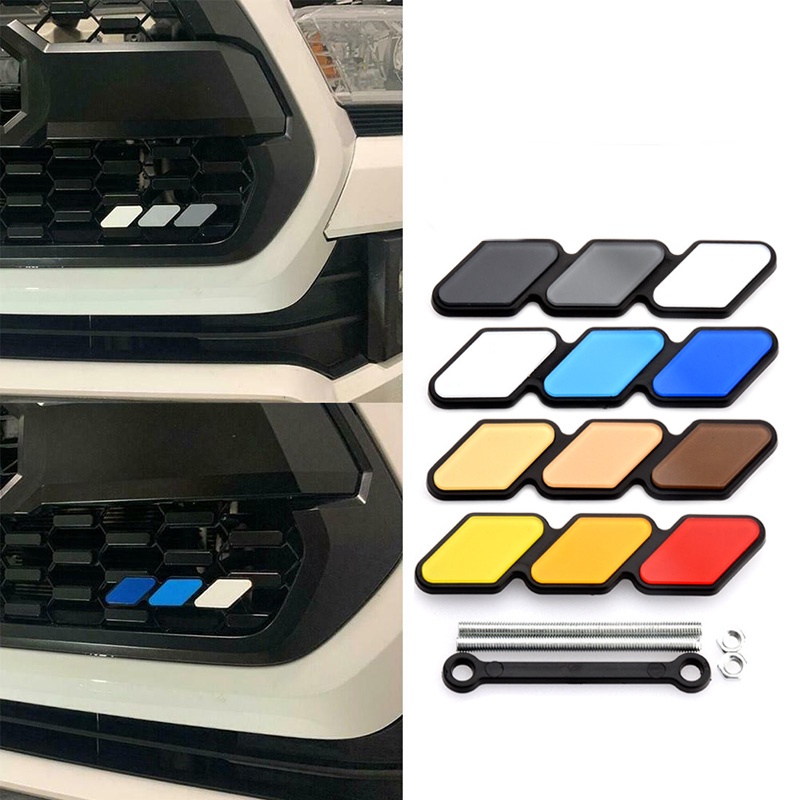 Tri color Grille popular Badge