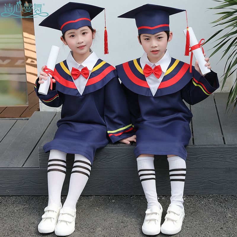 Children's Gown of Doctor Degree Kindergarten Student Clothes ...