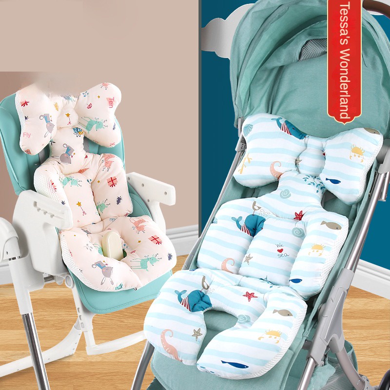 Multi-purpose Baby Stroller Cushion, Thick Padding, Highchair Pad ...