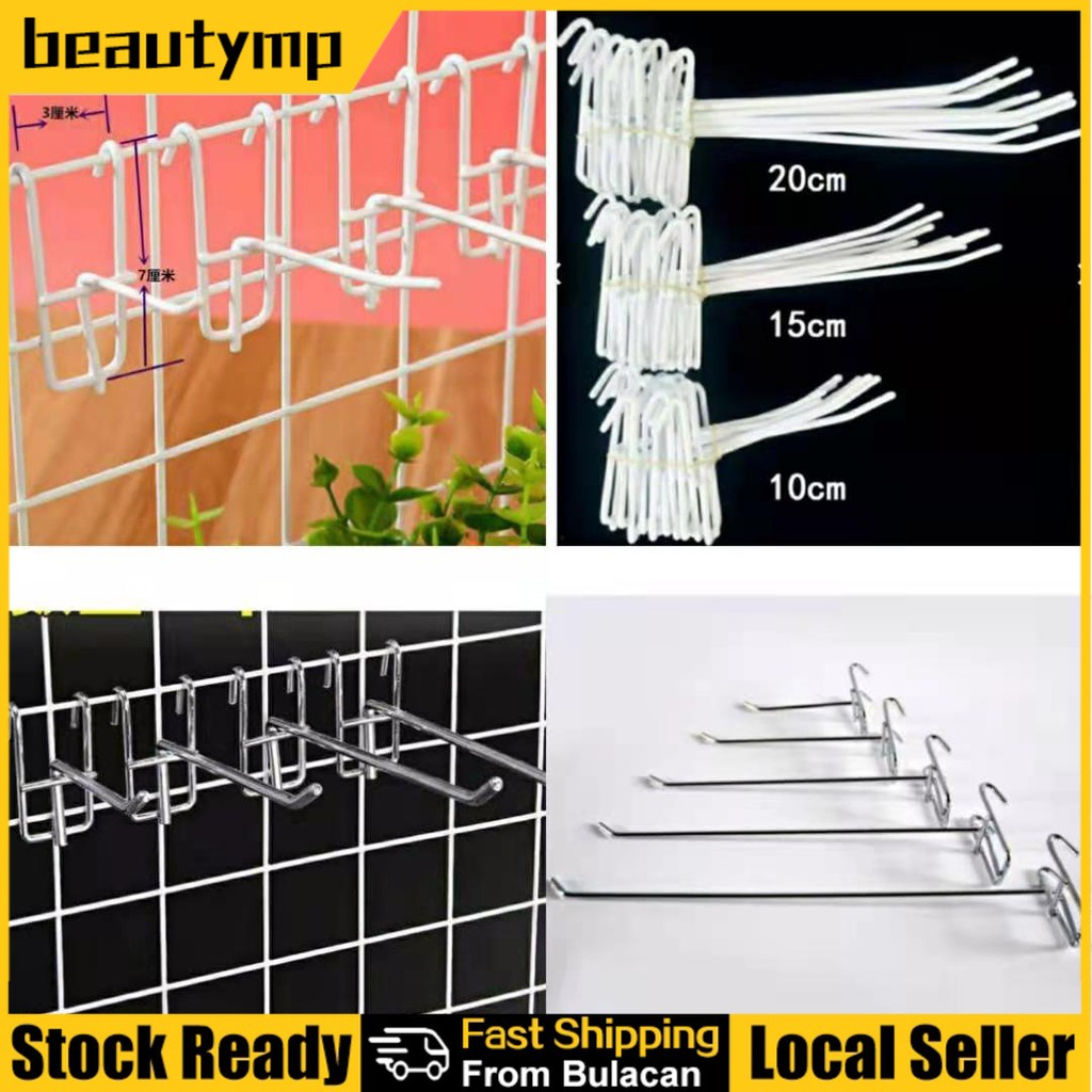 10 Pcs White Heavy Duty Screen Hooks Mesh Wall Hook Door Key Hooks ...