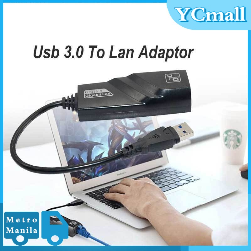 Usb 3.0 To Lan Adaptor Gigabit Ethernet Adapter Usb To Lan 10/100/1000 ...