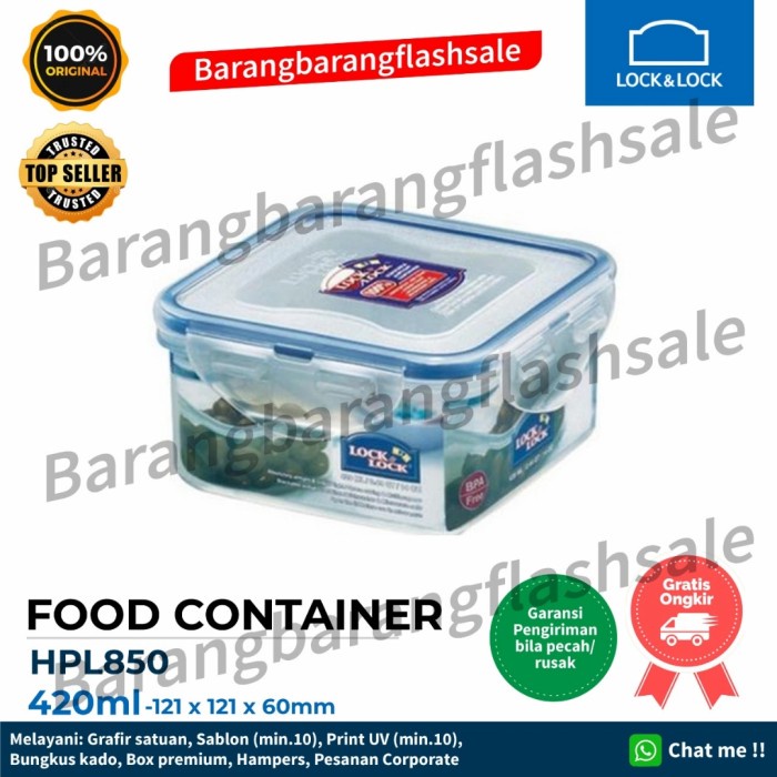 Lock n lock food container 420ml 420 ml HPL850 locknlock food container ...