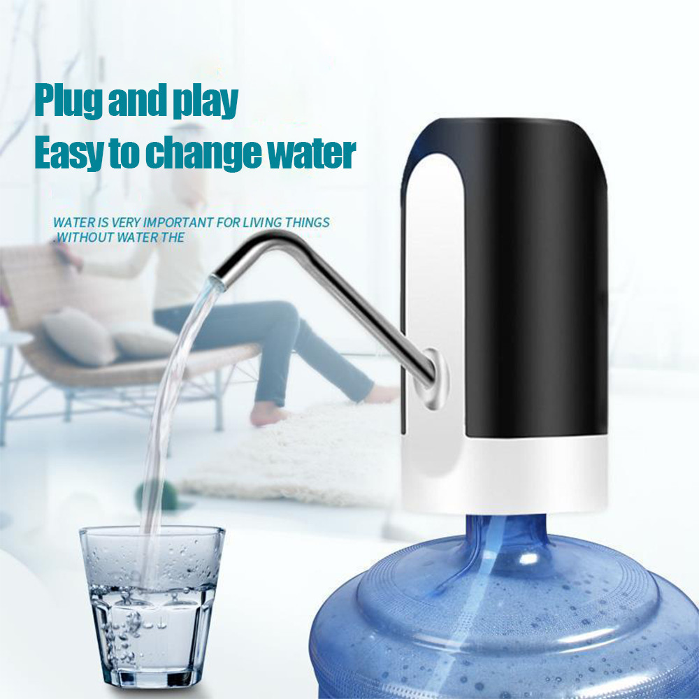 Gallon Water Dispenser Pump Rechargeable Water Pump, Portable USB ...