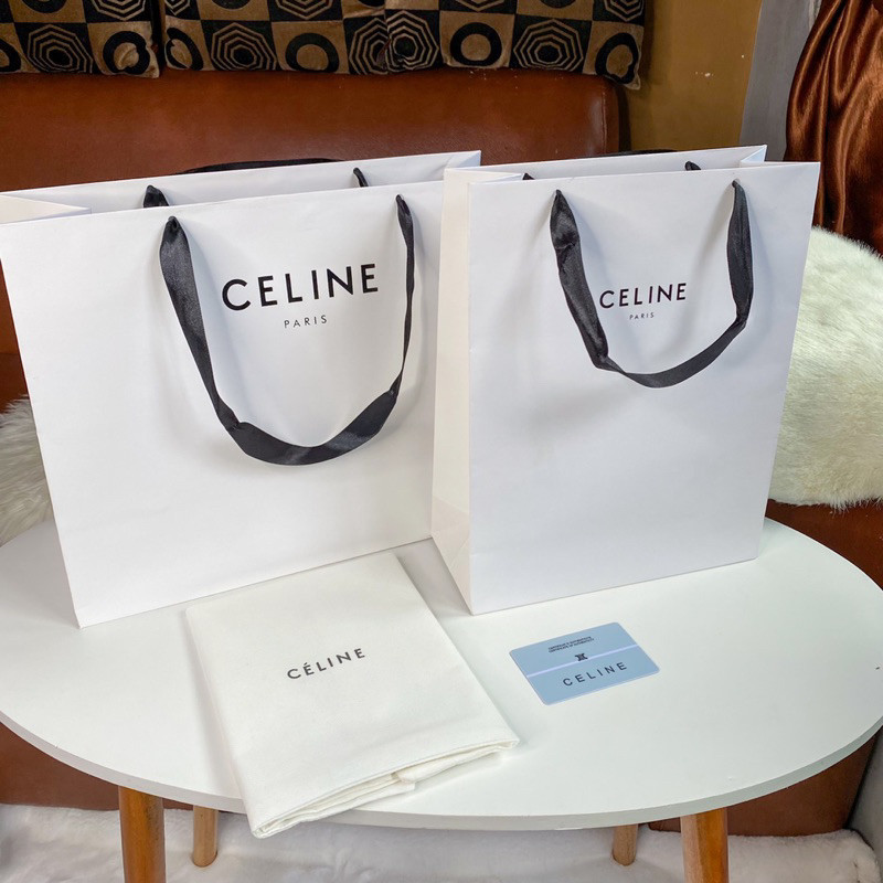 Celine Paper Bags Wrapping Paperbag and Dustbag Gift Boxes | Shopee ...