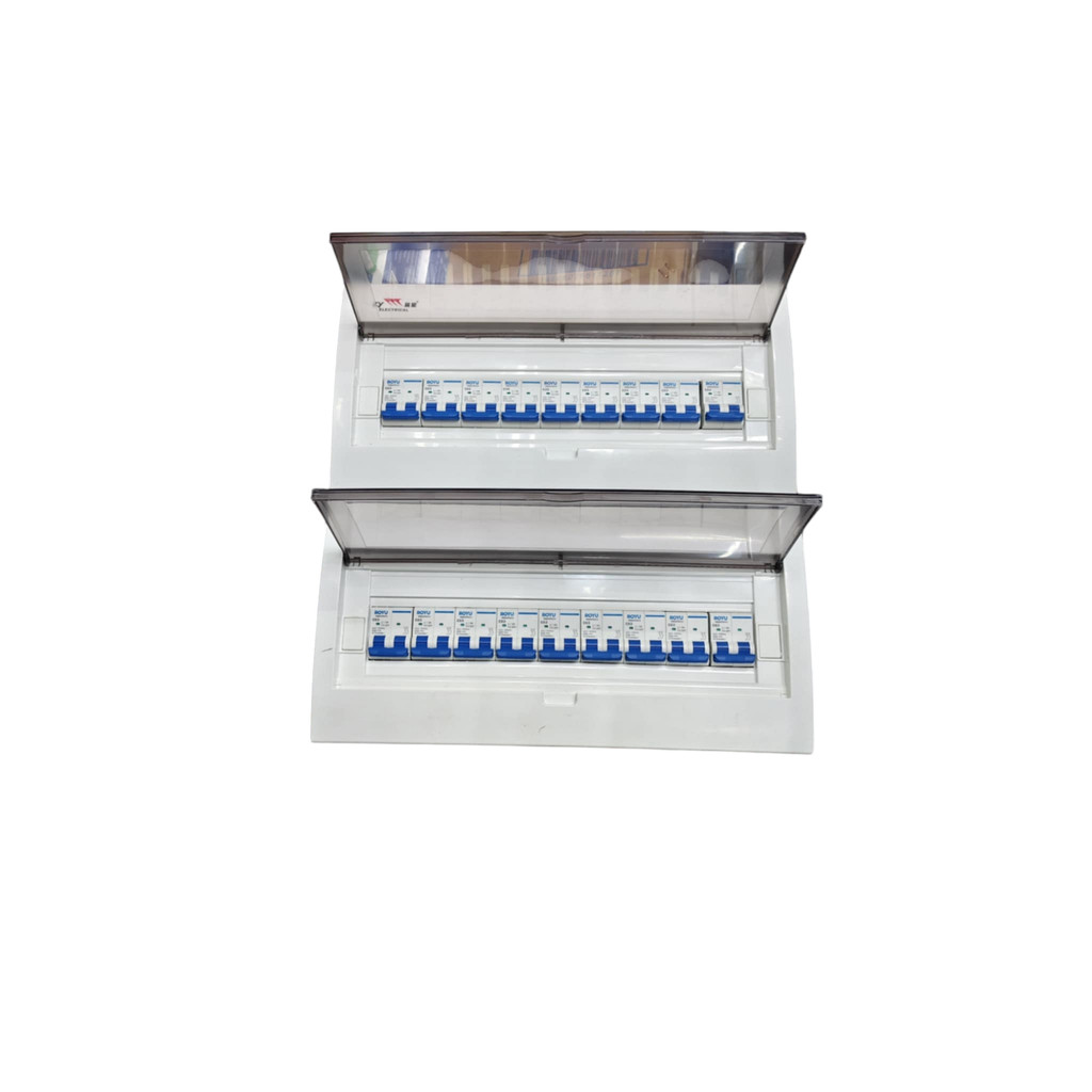 Panel Board 63A 2 Pole Main Miniature Circuit Breaker w 17 Branches 2P ...