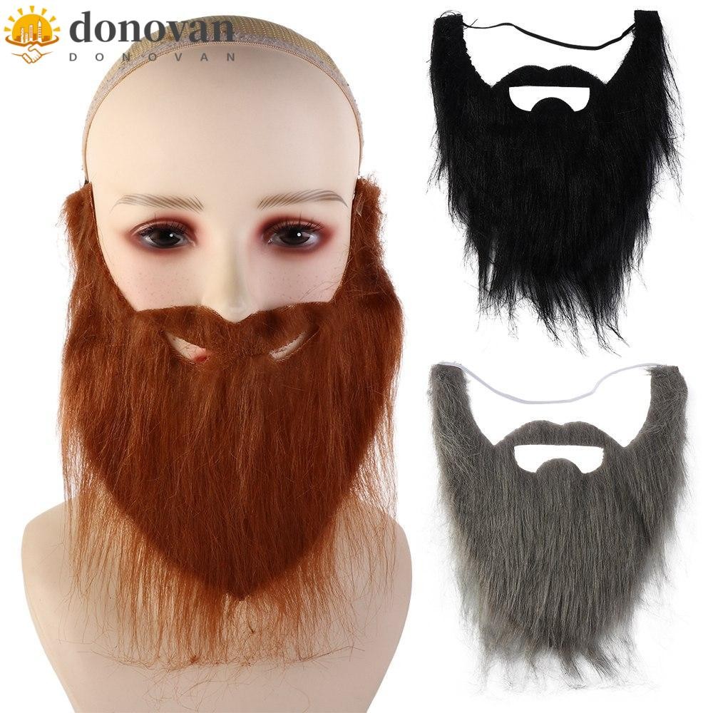 DONOVAN Realistic Fake Beard, Artificial Beard Fake Beard Halloween ...