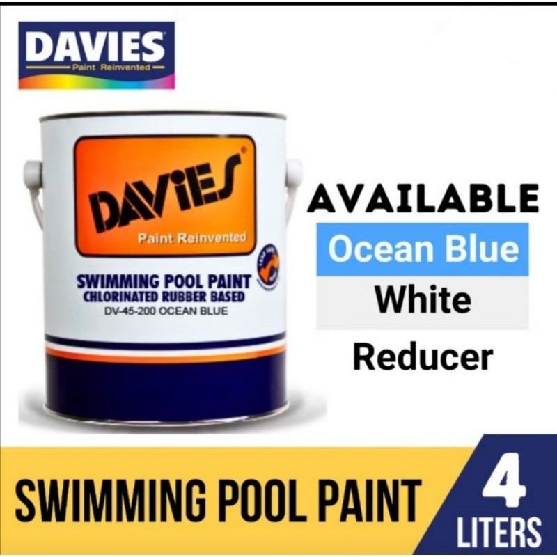 DAVIES SWIMMING POOL PAINT 1 GALLON PINTURA PARA SA SWIMMING POOL OCEAN ...