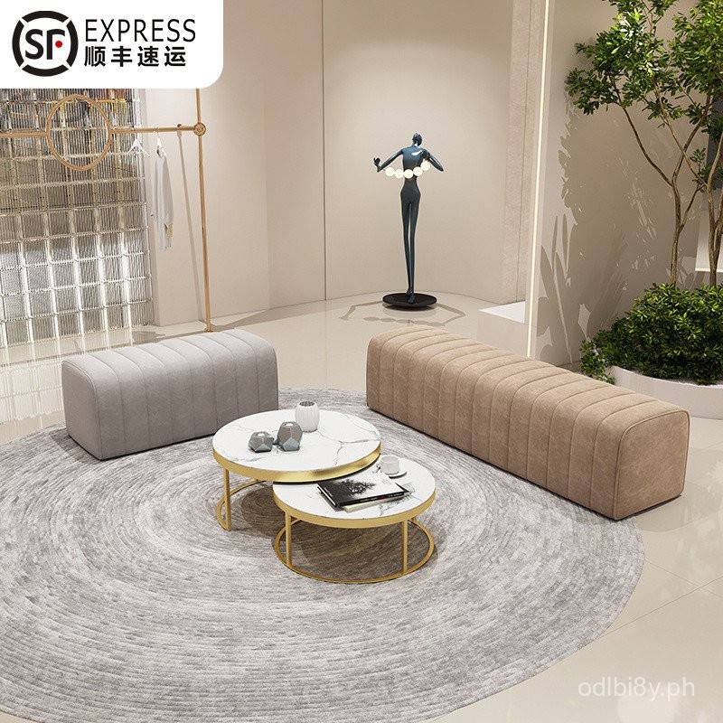 Clothing Store Long Stool Bedroom End Stool Cloakroom Shoe Changing ...