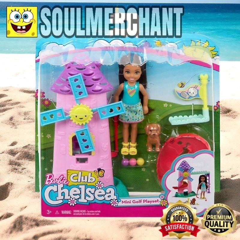 Barbie Club Chelsea Golf with Windmill and Dog Playset Original Mattel ...