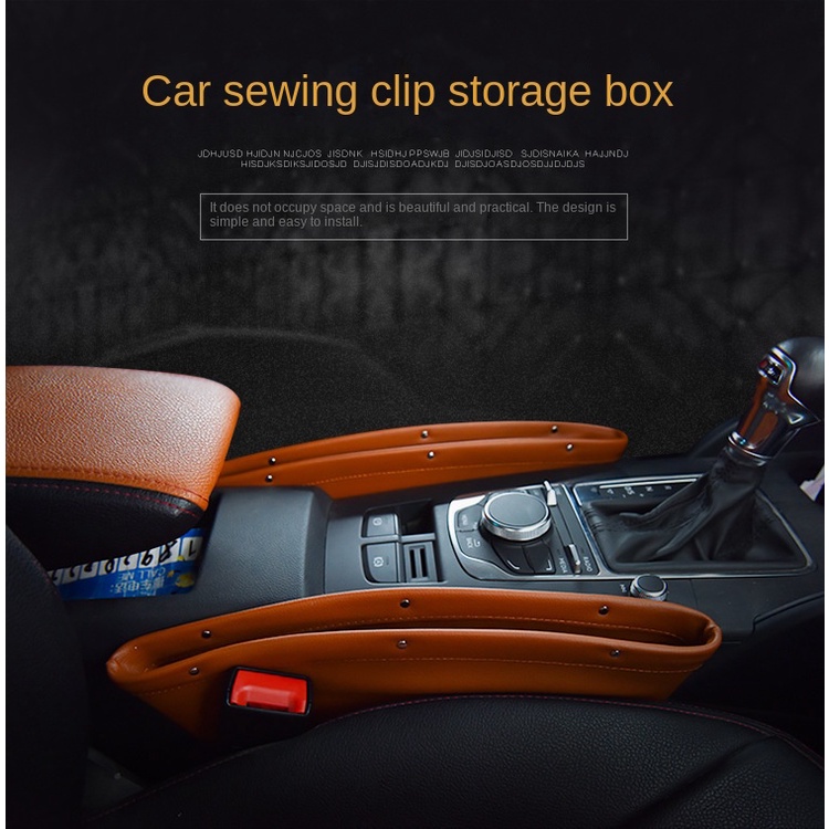 Car Seat Leather Slit Organizer Car Gap Shopping Bags Multifunctional ...