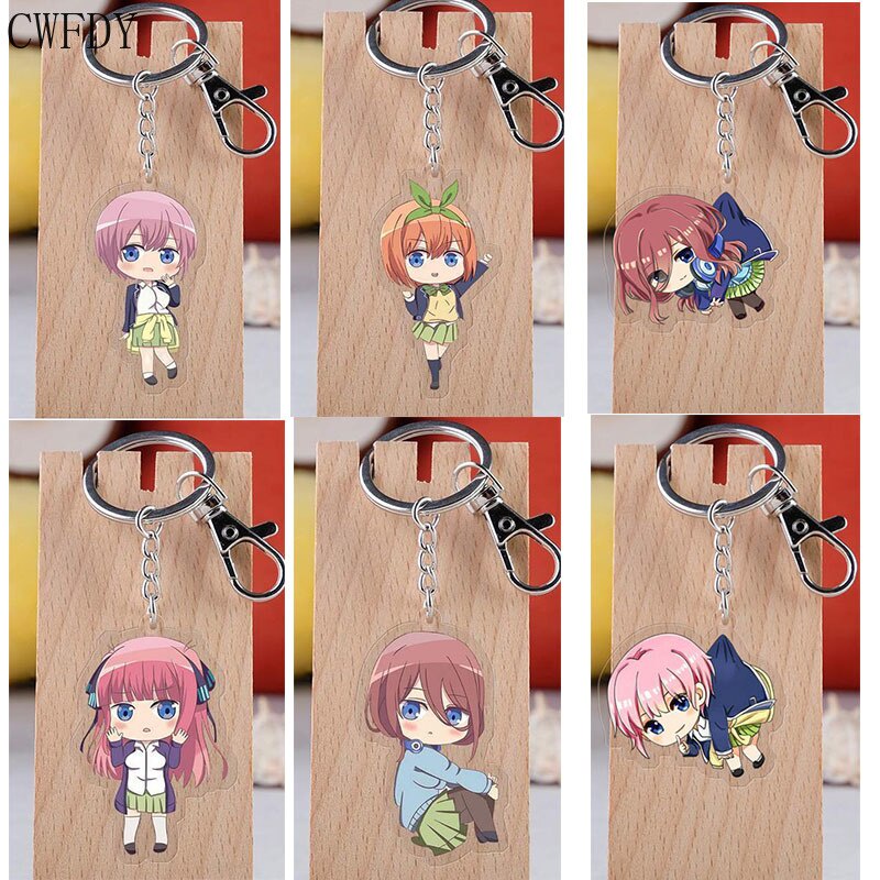 Anime Quintessential Quintuplets Acrylic Keychain Nakano Ichika Nino ...