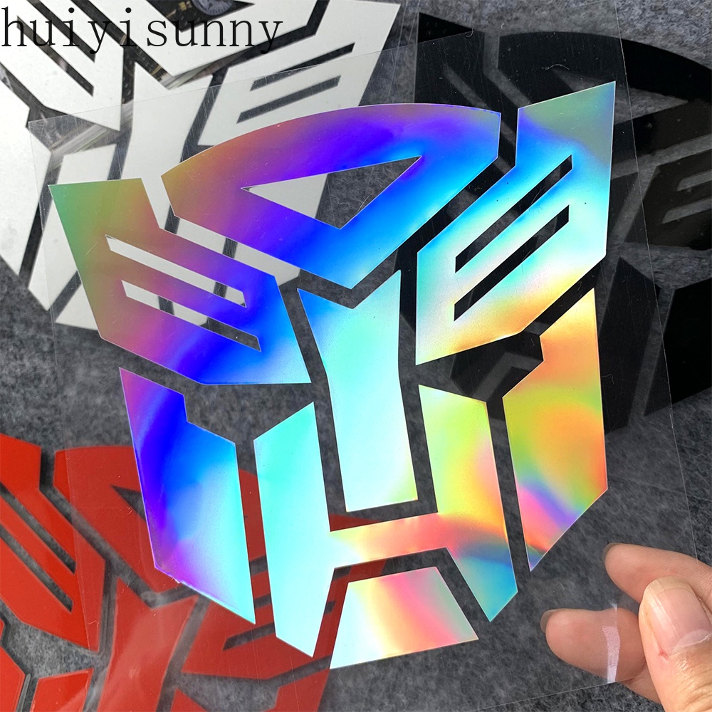 HYS Transformers Reflective Laser Sticker Car Motorcycle Door Body Fuel ...