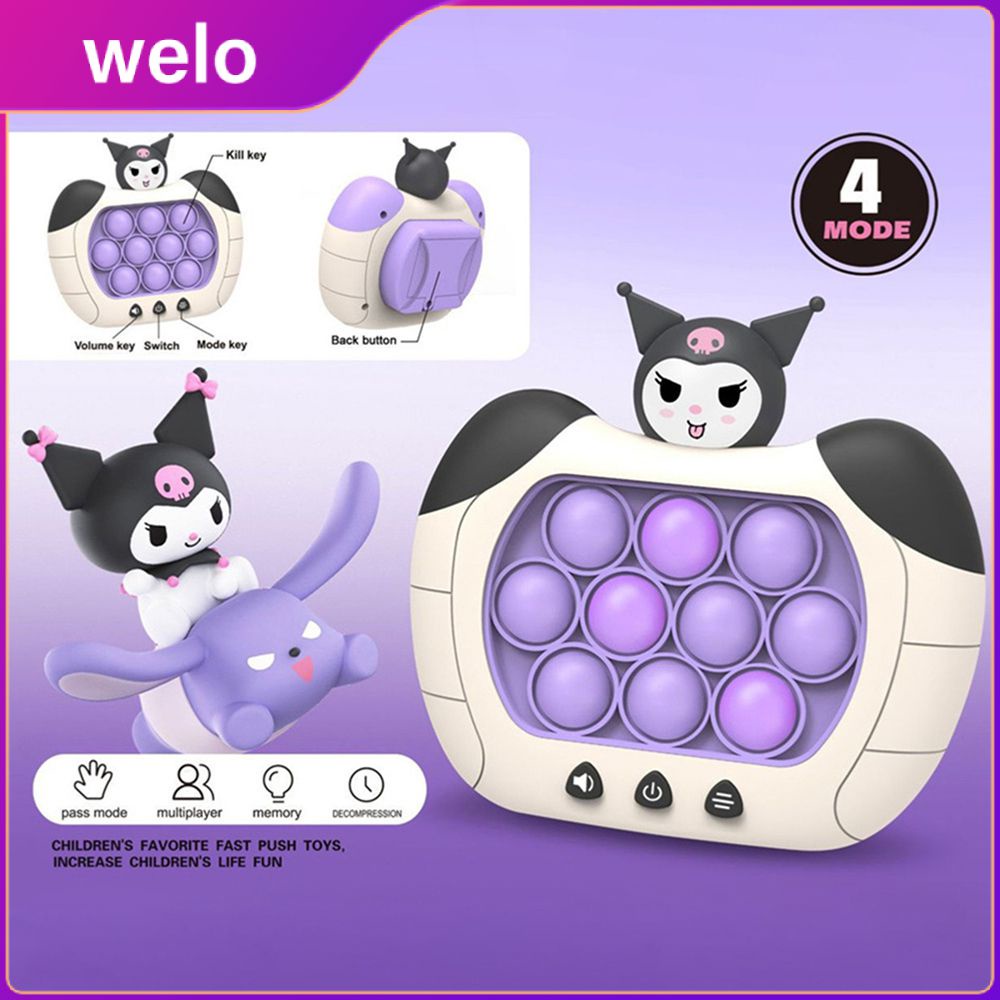 WELO Sanrio Game Machine Children Educational Toy Pop It Pro Baby Toys ...