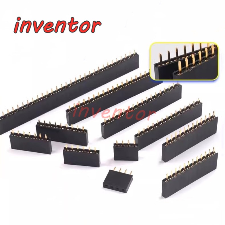 10pcs Single Row Female 1 * 2P/3P/4P/5/6/8/10P/16P/20P/40P Pin Socket ...