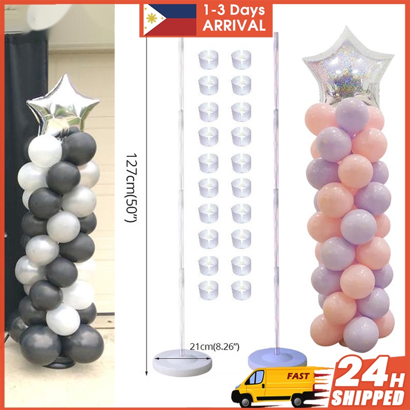 Balloon Column Base Crystal Poles Latex Balloons Stand Event Party ...