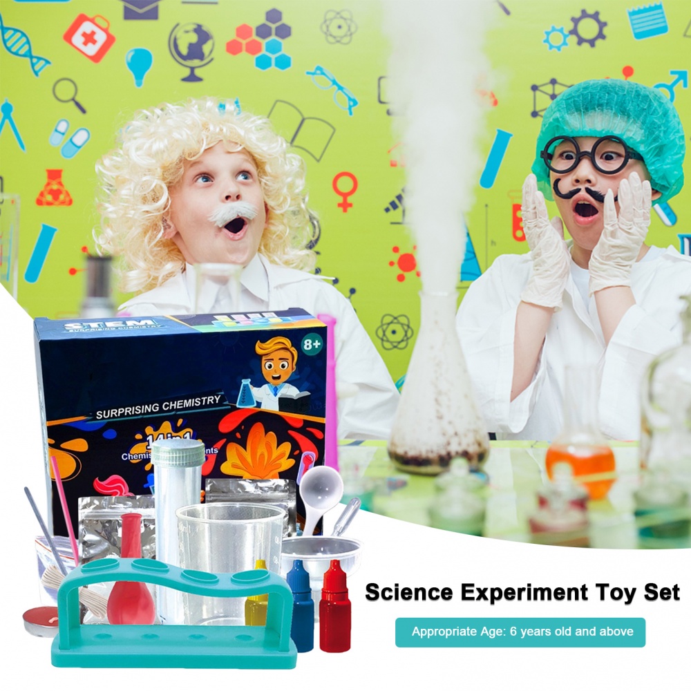 Science Kit with 14+ Science Lab Experiments,DIY STEM Educational ...