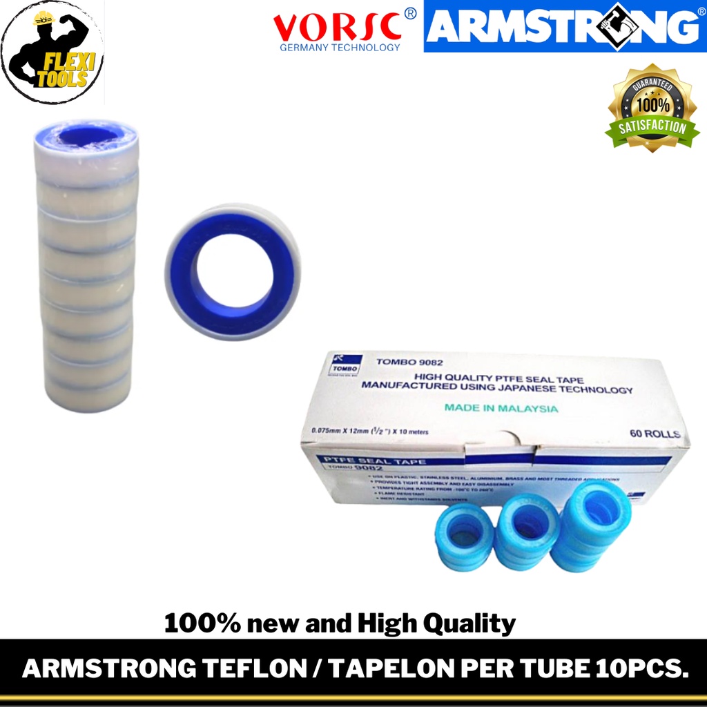 ARMSTRONG TEFLON / TAPELON PER TUBE 10PCS. | Shopee Philippines