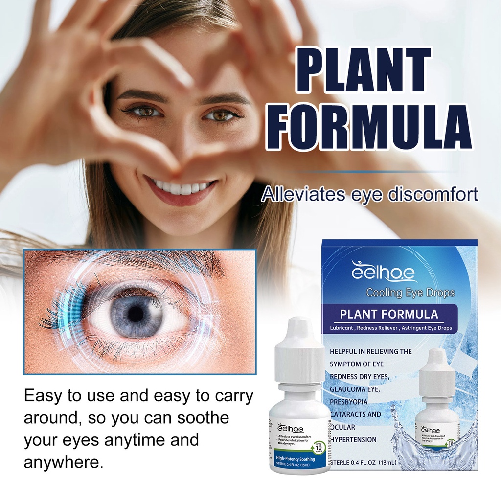 Cooling Eye Drops Cool Eye Drops Relief Discomfort Fatigue Swollen ...