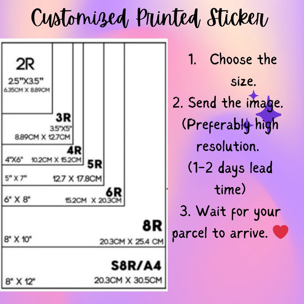 Customized Printed and Laminated Waterproof Sticker | Shopee Philippines