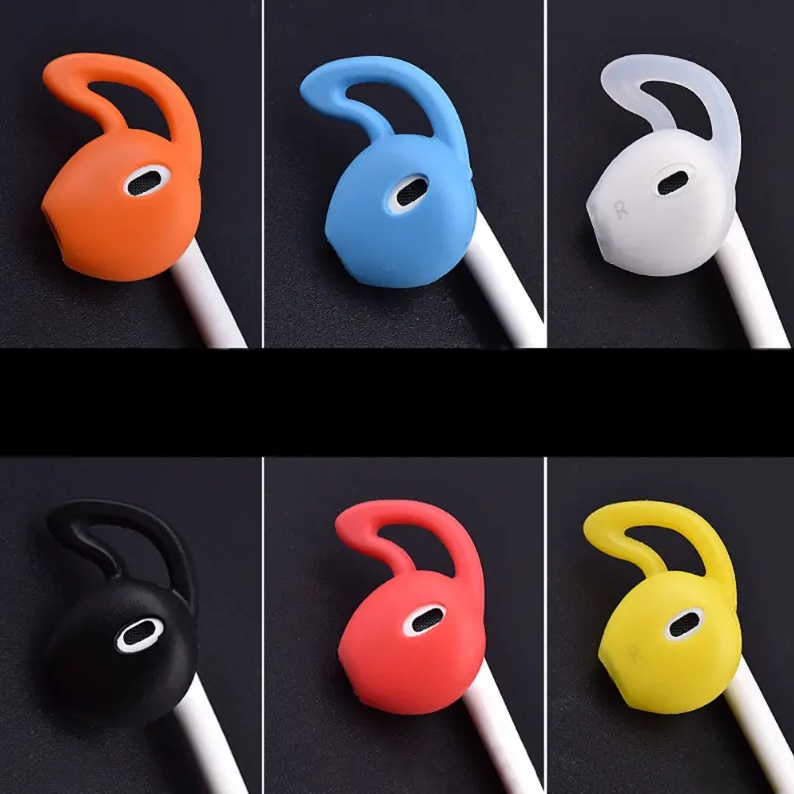 1 Pair Silicone Earbuds Earphone Case Anti-Slip Silicone Ear Tips for ...