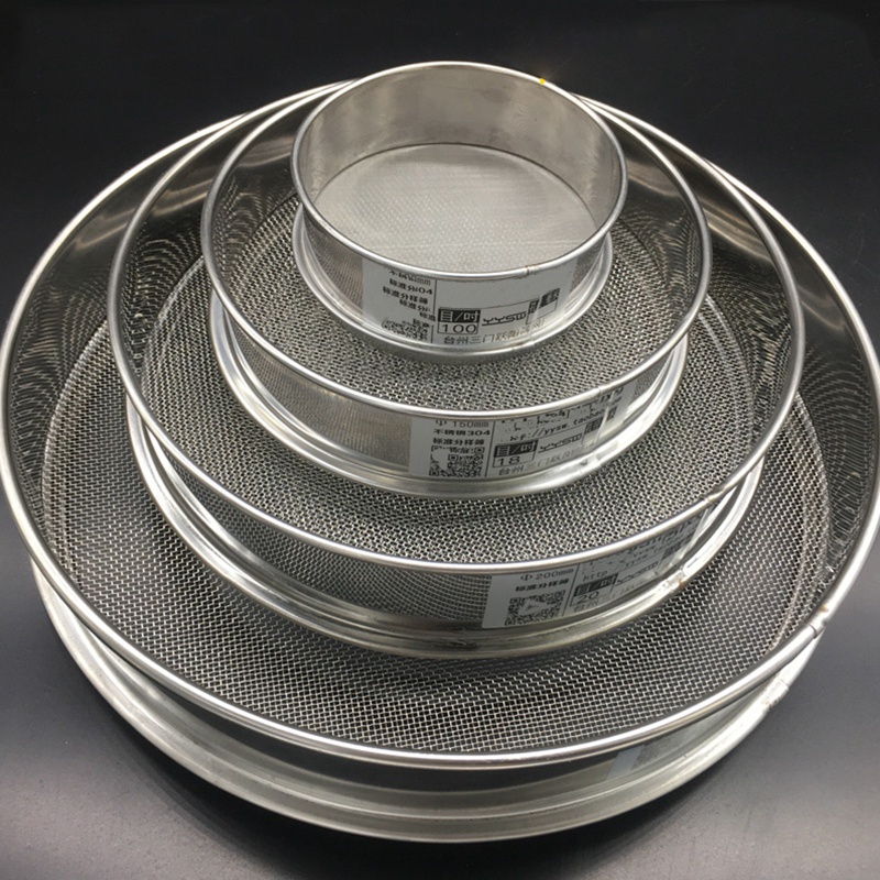 2-300Mesh Round 304 Stainless Steel Strainers Flour Sieve Kitchen Food ...