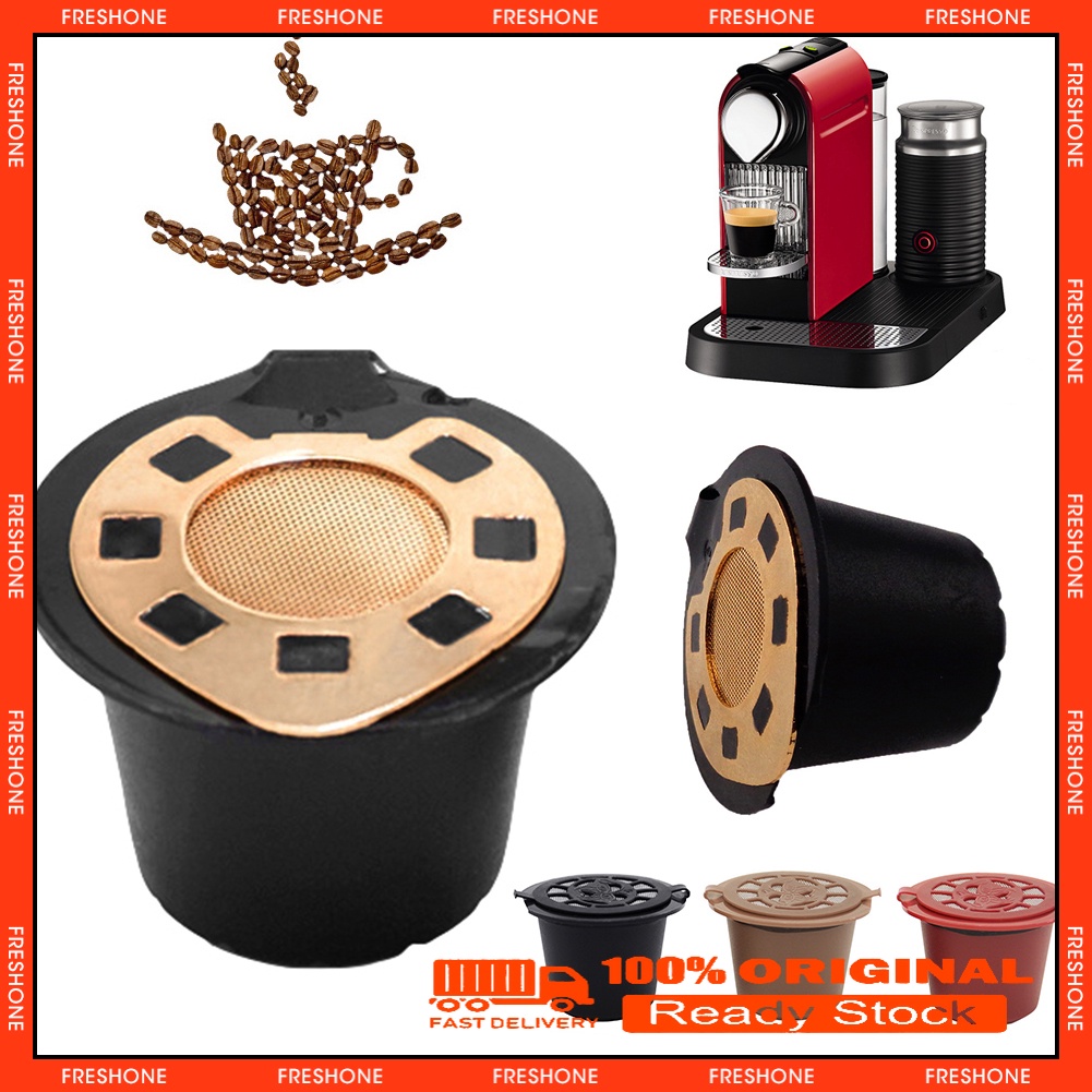 COD Reusable Stainless Steel Refillable Coffee Capsule Filter for ...